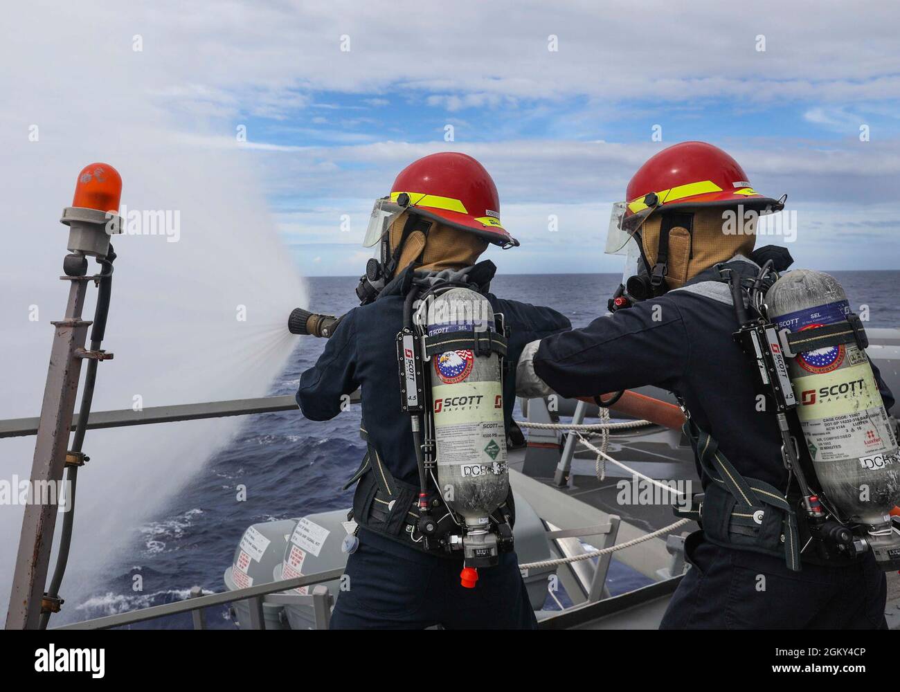 Yeoman 2nd Class Ronald Hone, from Wilmington, N.C., and Yeoman 1st ...