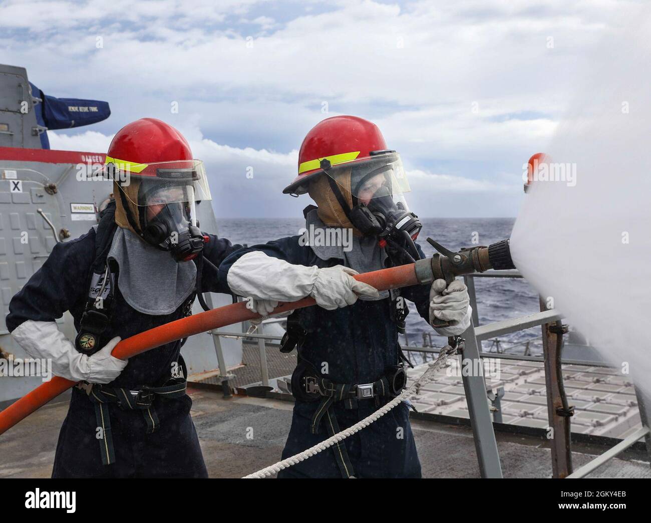 Yeoman 2nd Class Ronald Hone, from Wilmington, N.C., and Yeoman 1st ...