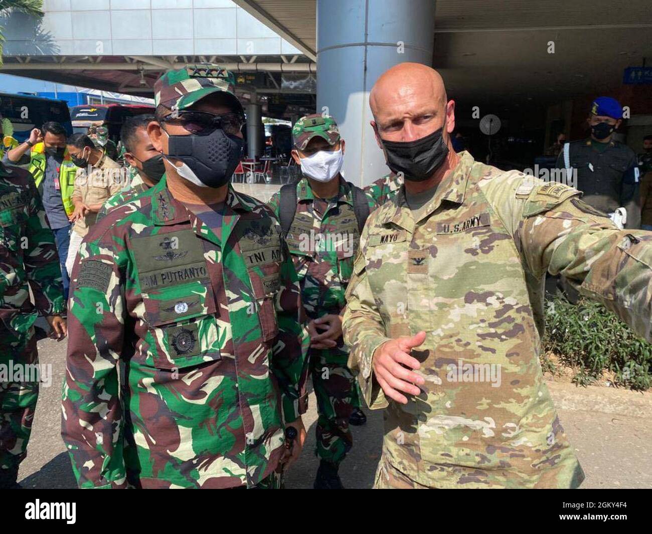 Col. Neal Mayo, commander of 2nd Infantry Brigade Combat Team, 25th ...