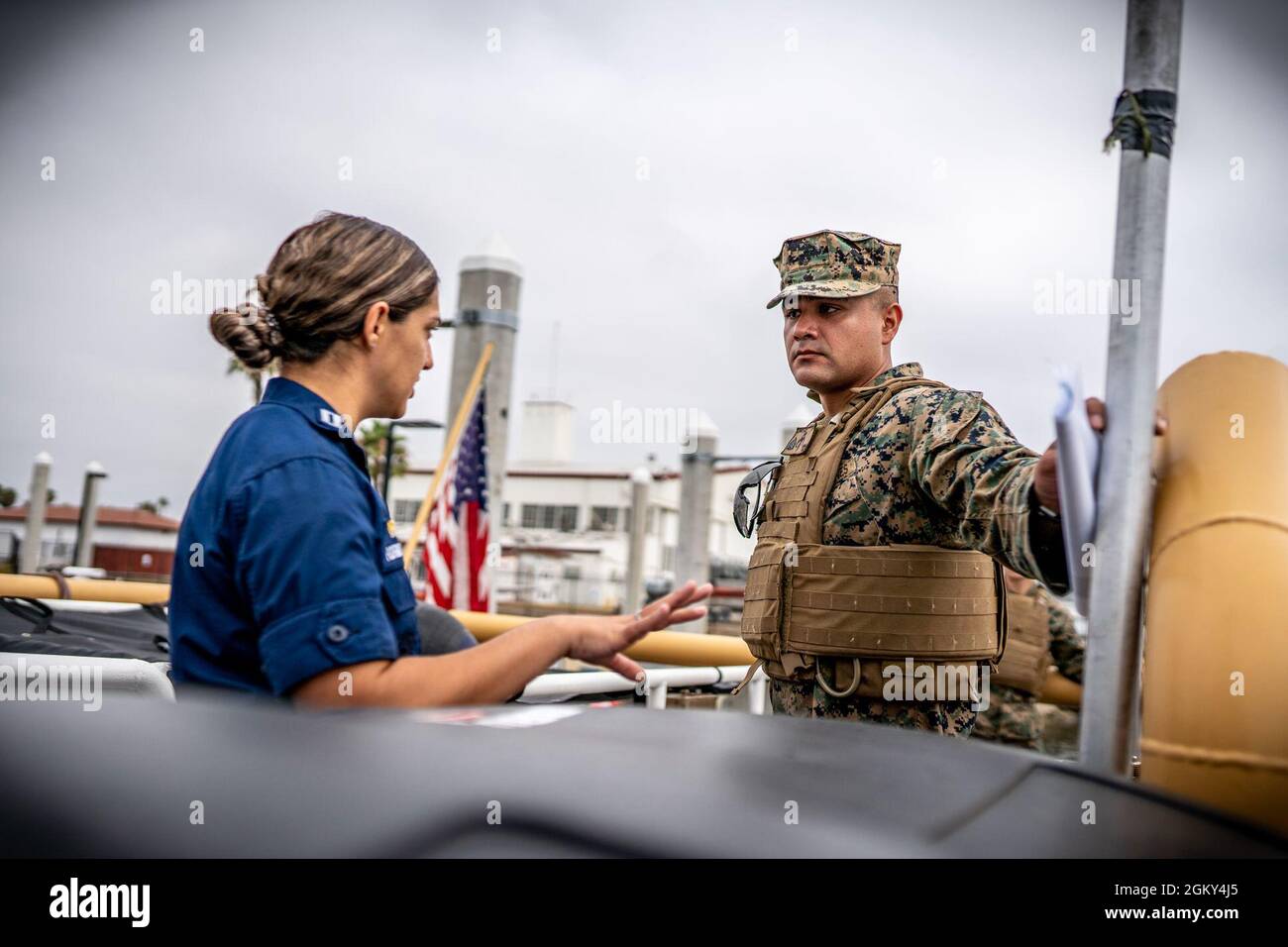 Lt. Keemiya Pourmonir, Coast Guard Cutter Haddock commanding officer ...