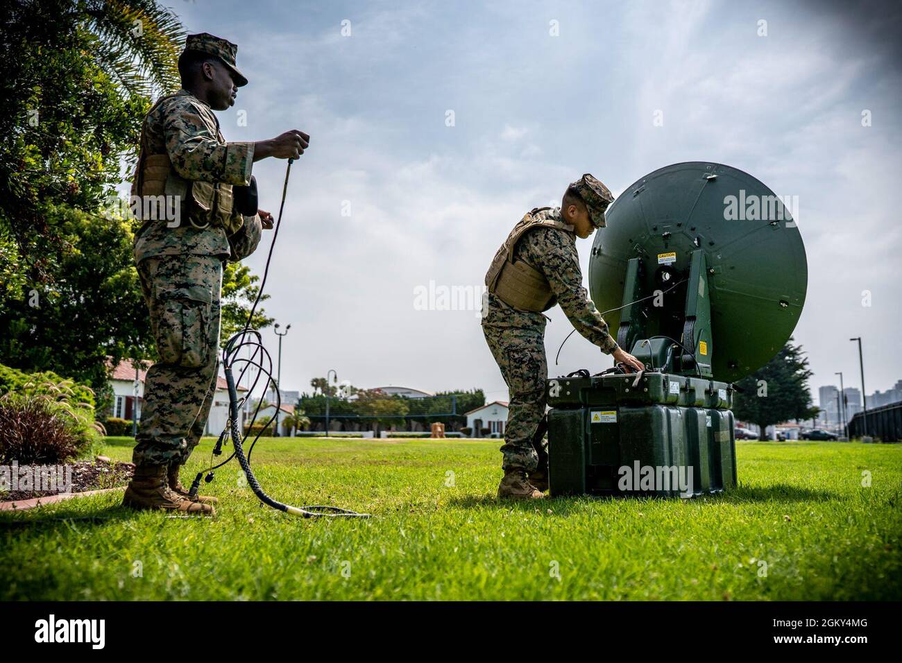 Marines with Marine Wing Communications Squadron 48 (MWCS-48), Marine ...