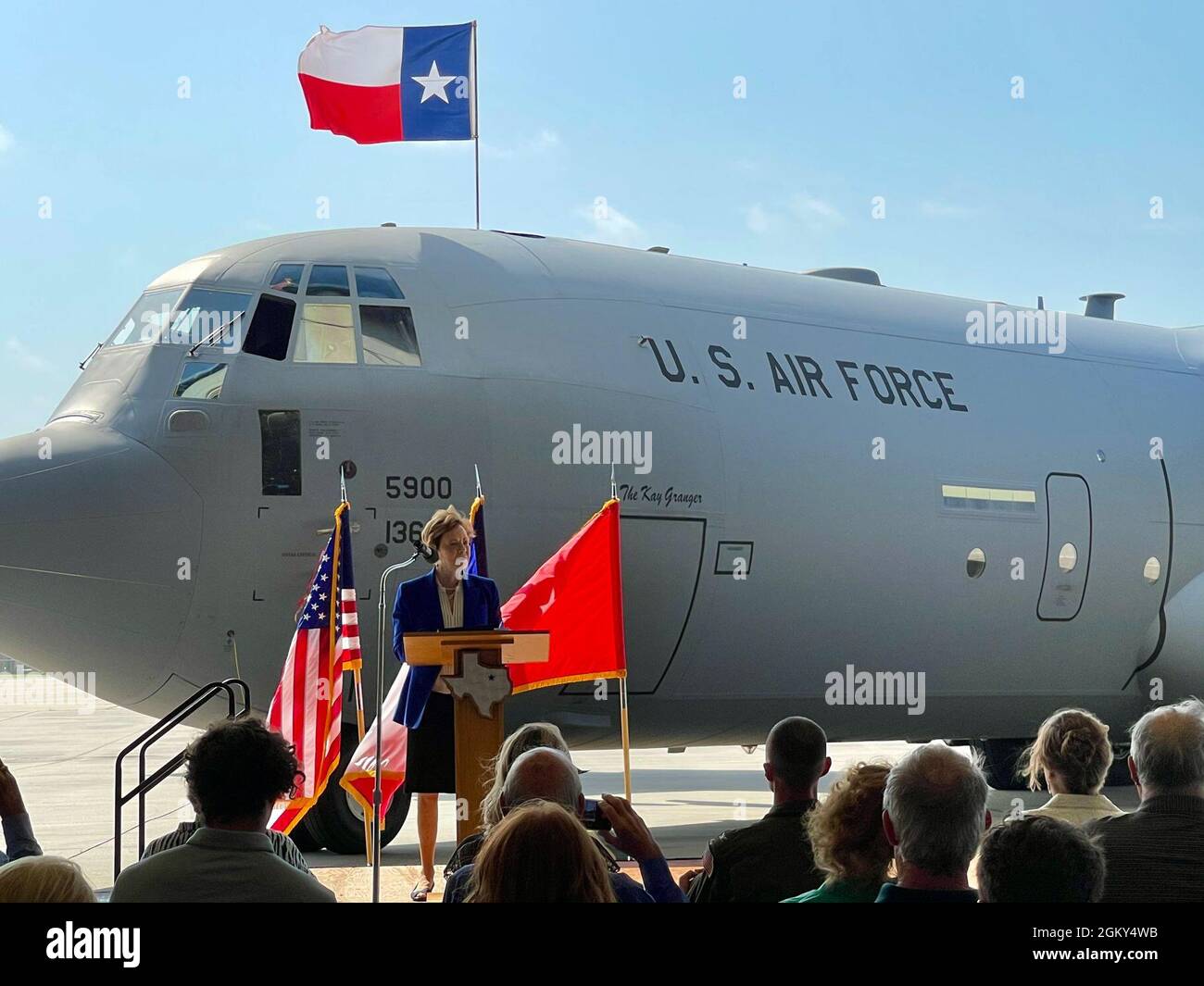 Congresswoman Kay Granger, District 12 Representitive, speak to Texas ...