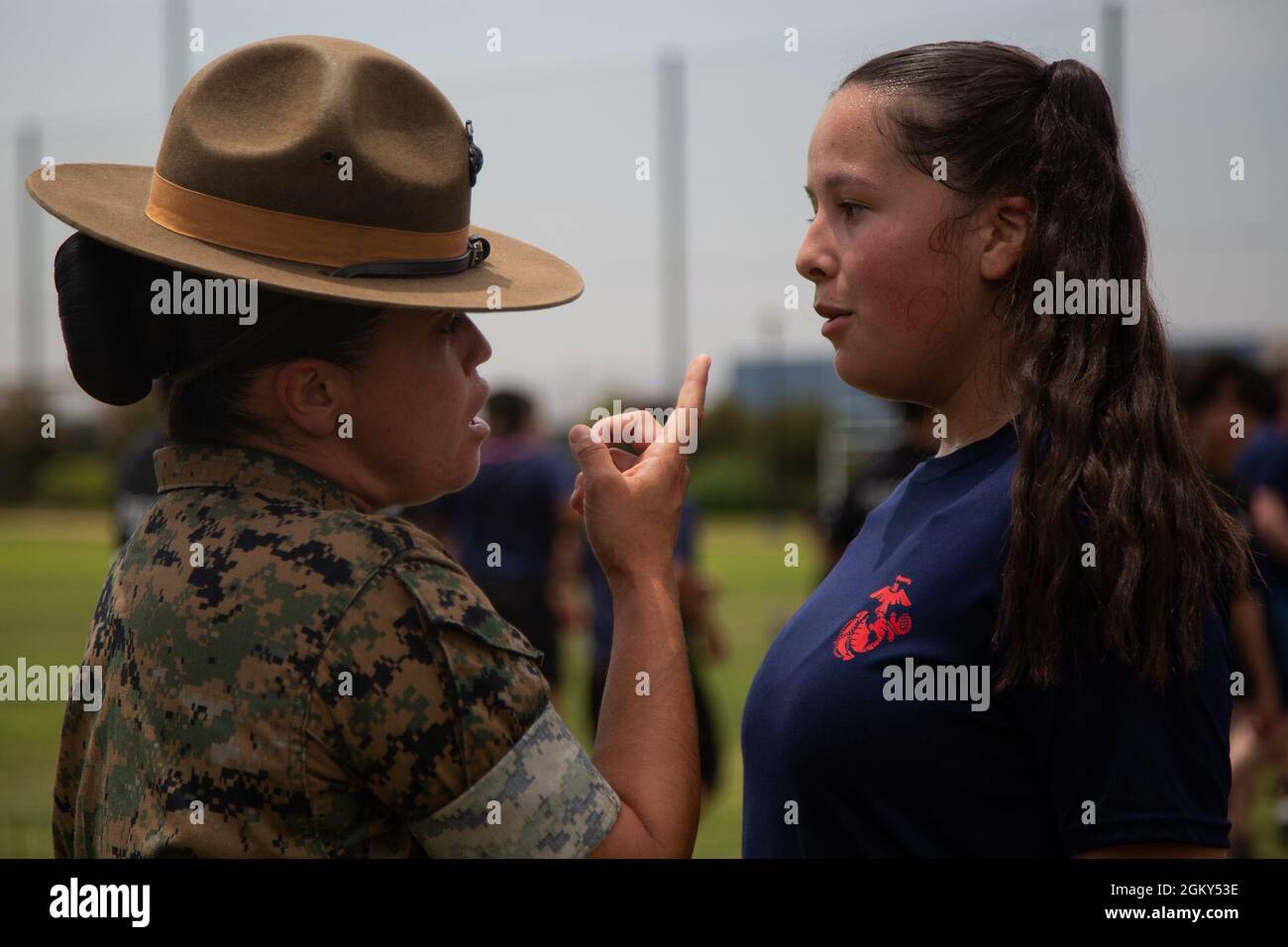 U.S Marine Corps Drill Instructor Sgt. Alejandra EstradaRodriguez ...