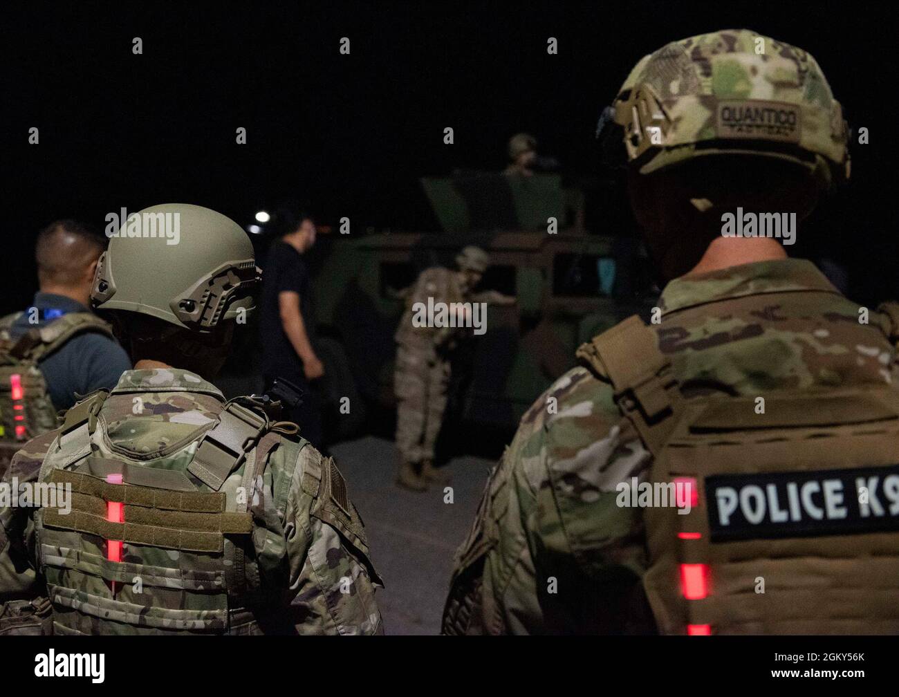 8th Security Forces Squadron Airmen participate in a routine training ...