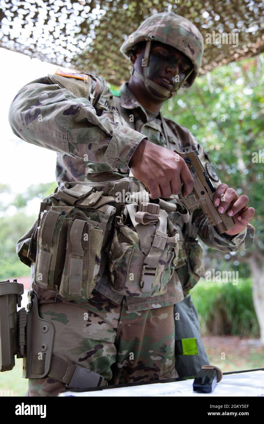 U.S. Army Spc. Totaram Dhanpat, assigned to Carl R. Darnall Army ...