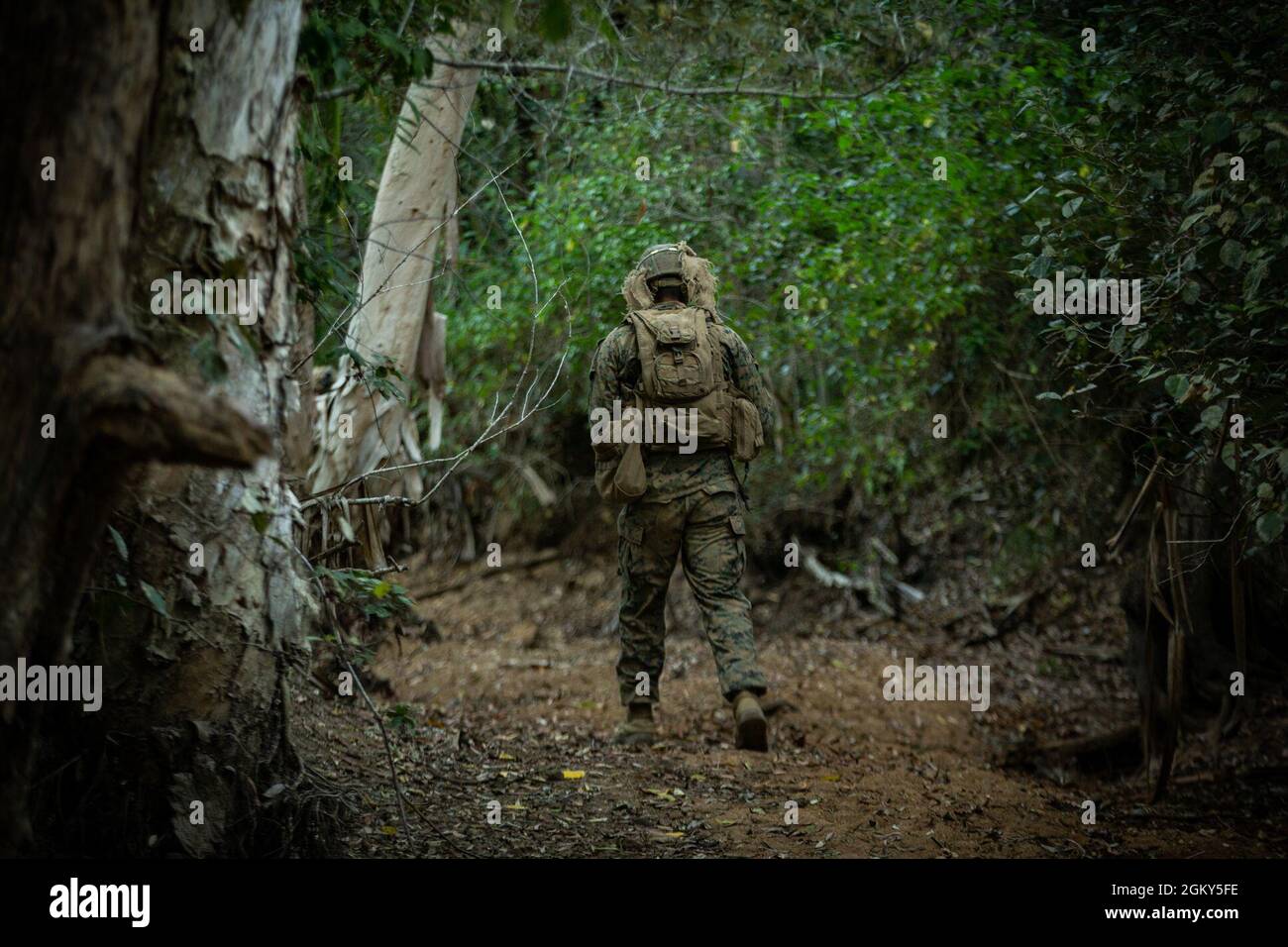 U.S. Marine Corps Lance Cpl. Kenneth Palacios, a cannoneer with Golf ...