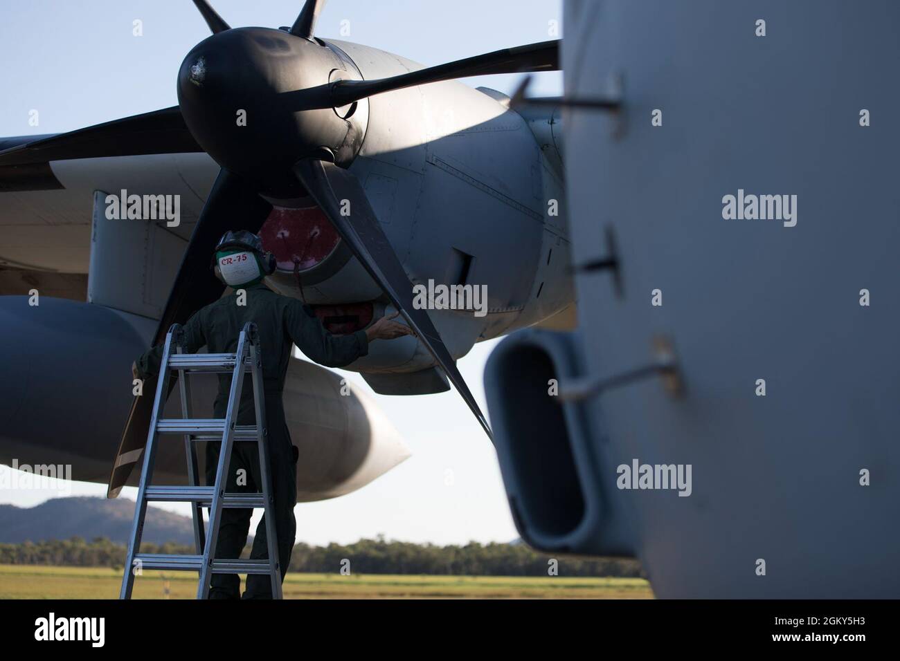 U.S. Marine Corps Sgt. Matthew Beyersdorf, a loadmaster with Marine ...