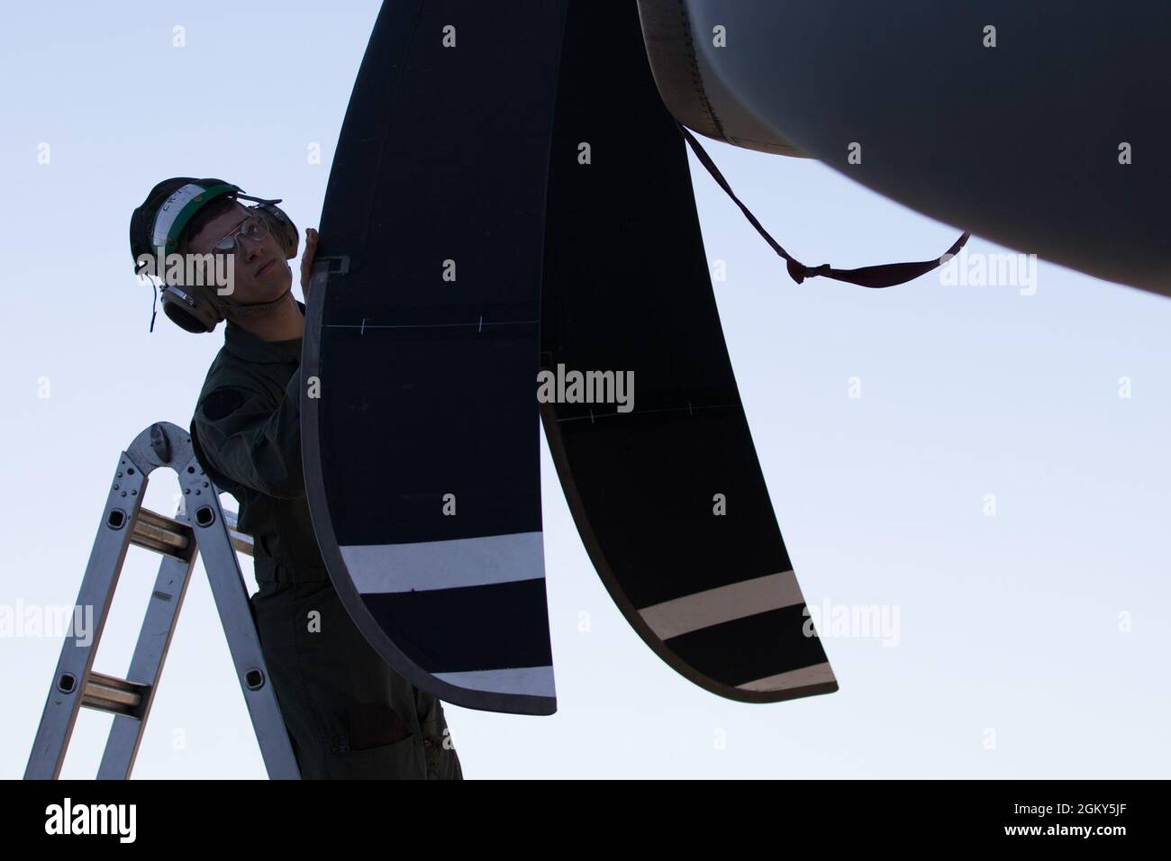 U.S. Marine Corps Sgt. Matthew Beyersdorf, a loadmaster with Marine ...
