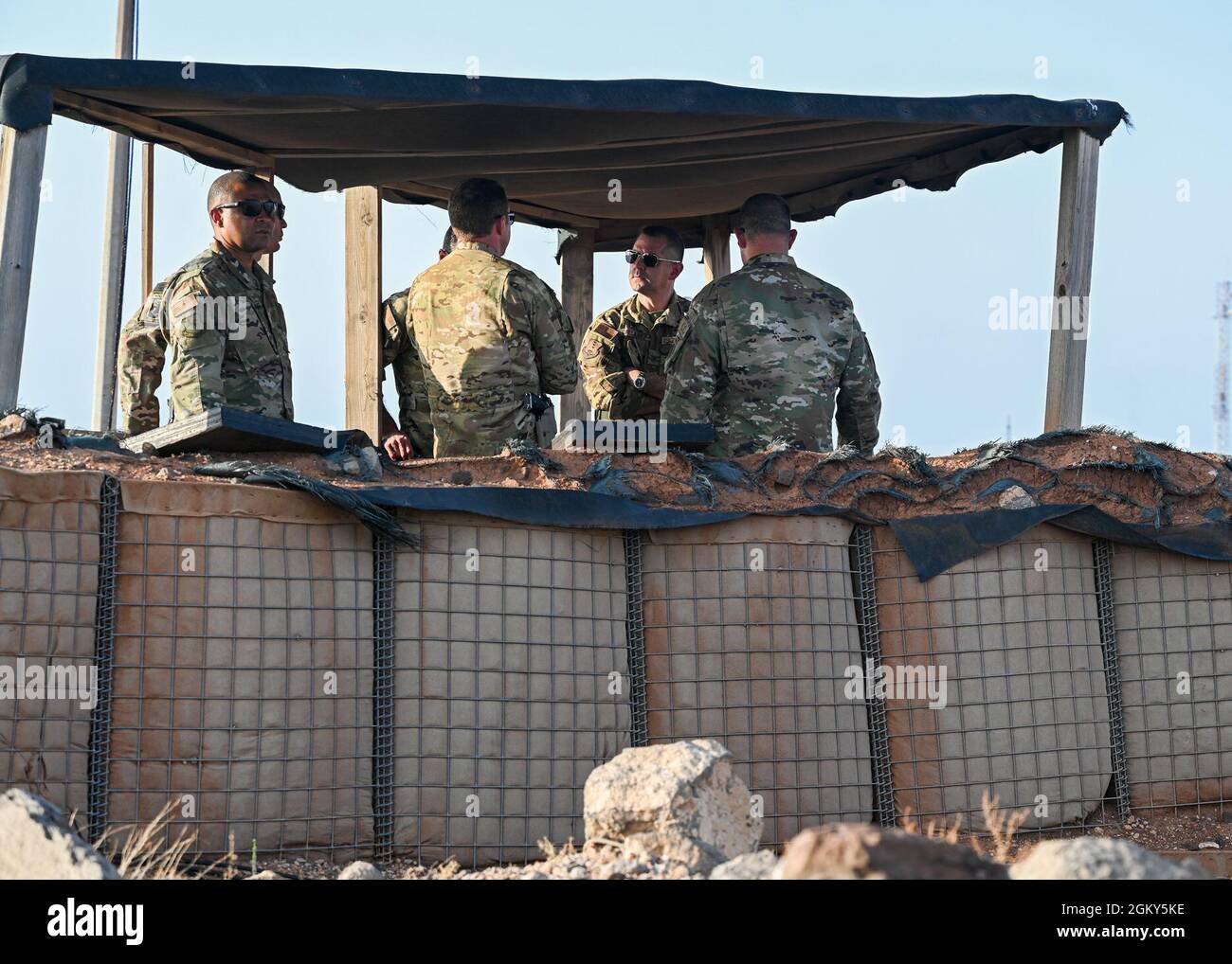 Col. Bryan T. Callahan, 435th Air Expeditionary Wing commander, speaks ...