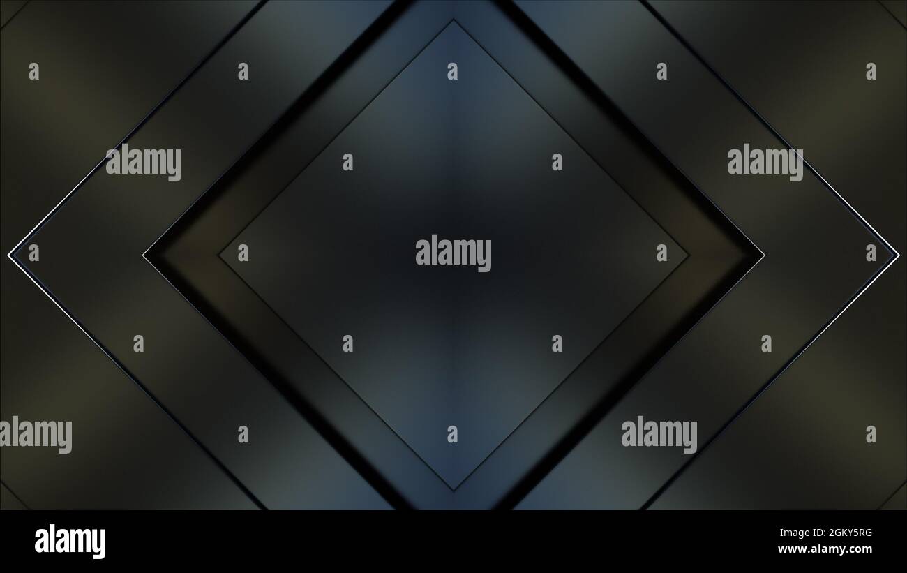 Steel 3d render sheet with technological lines. Chrome plated gradient ...