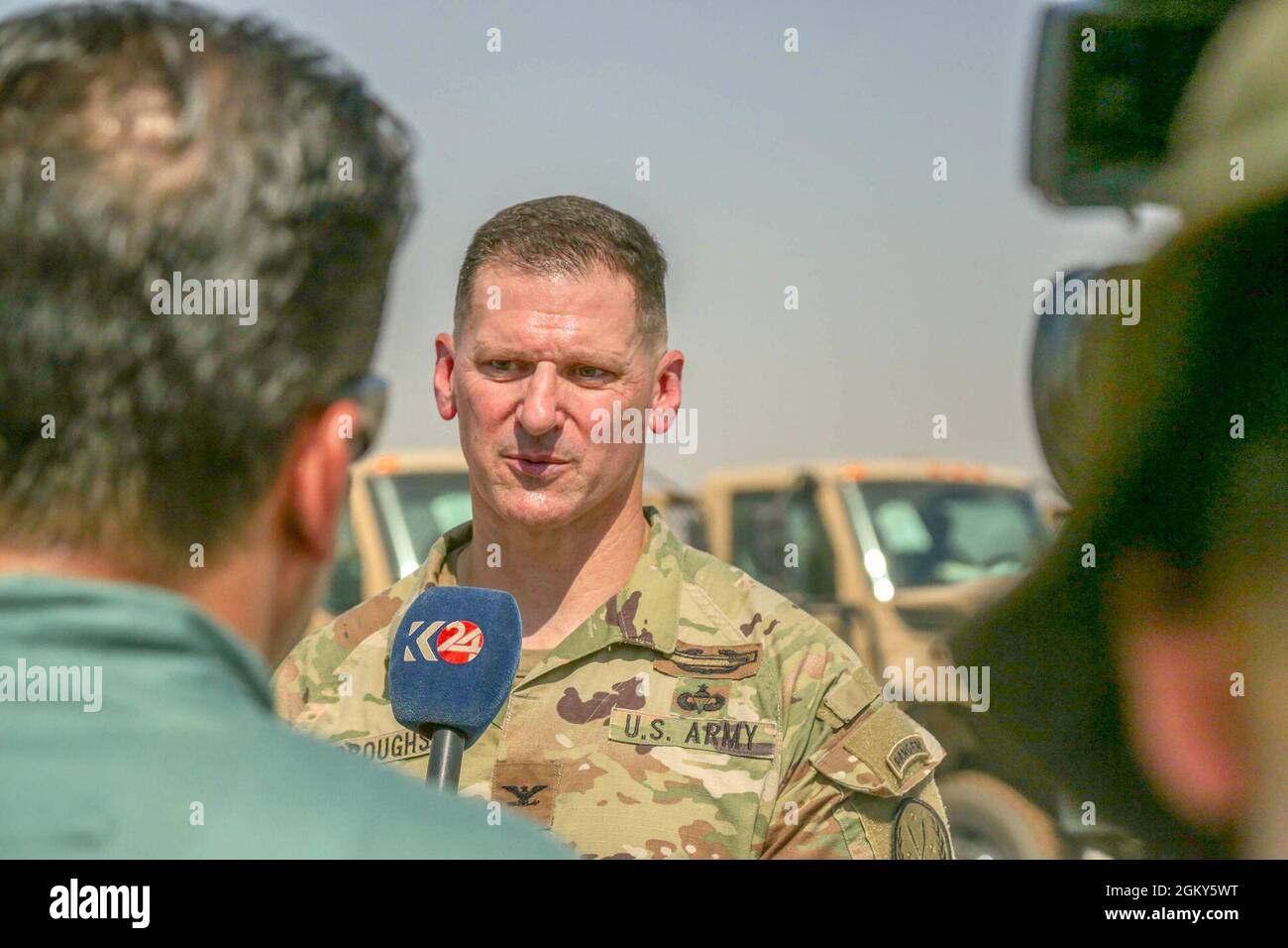 U.S. Army Colonel Todd Burroughs, Deputy Director Military Advisor ...
