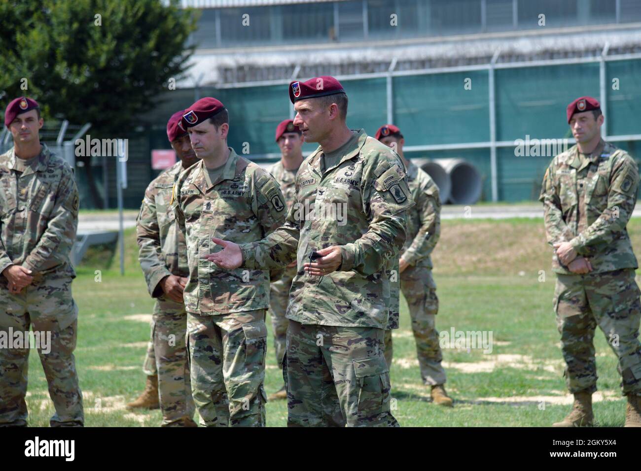 U.S. Army Col. Michael Kloepper, commander of the 173rd Airborne ...