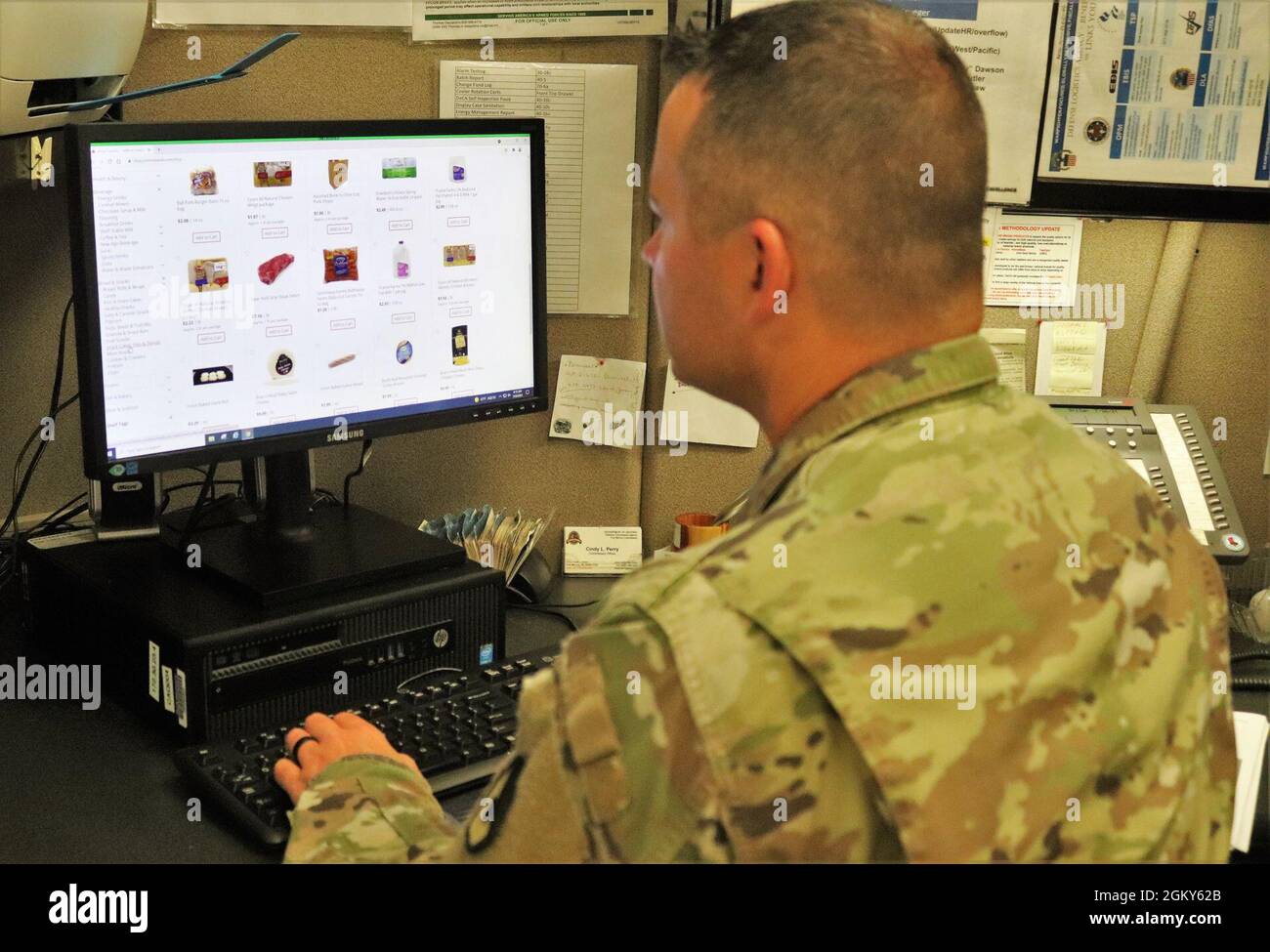 Fort McCoy Garrison Deputy Commander Lt. Col. Chad Maynard learns how ...