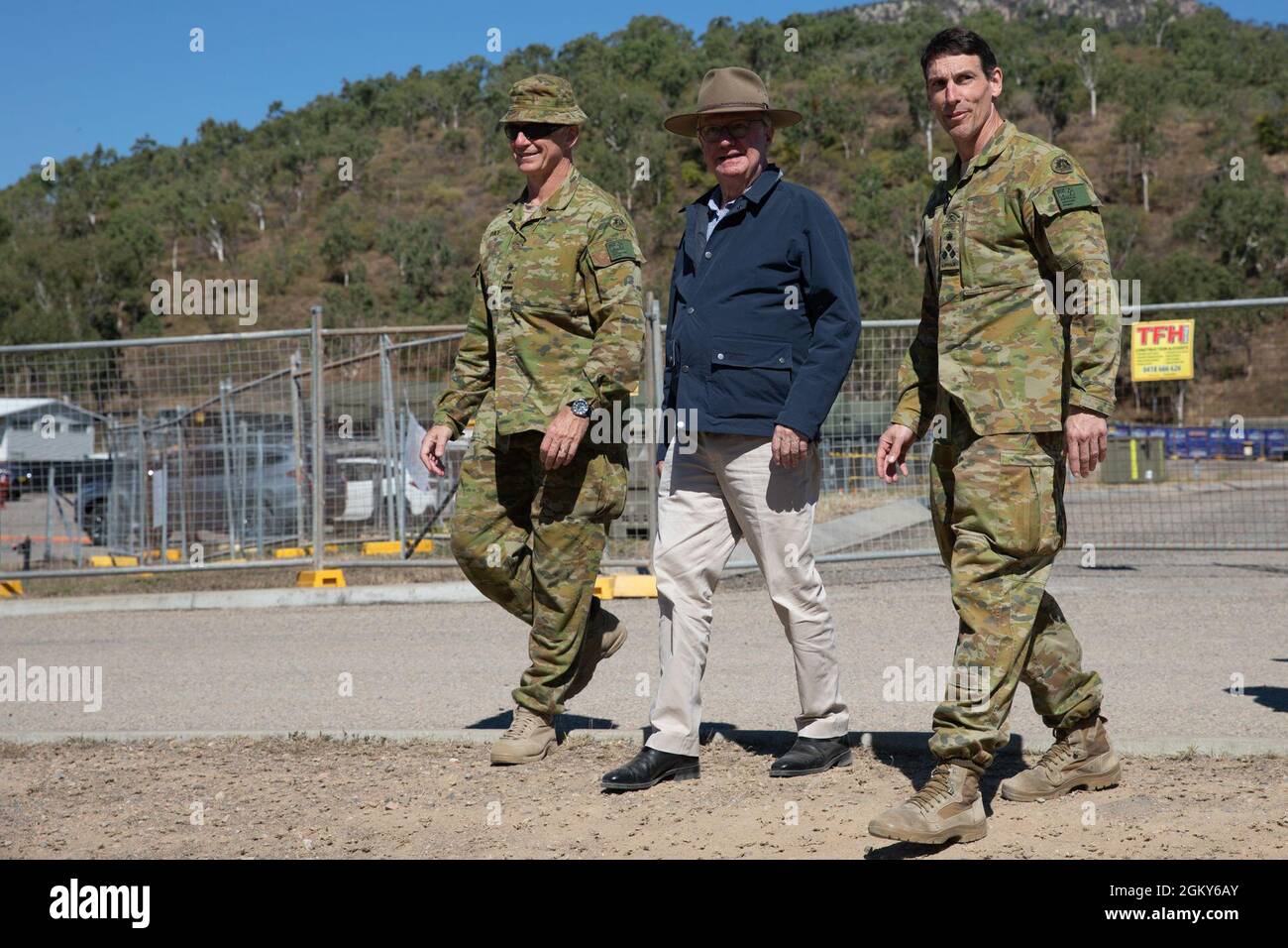 Australian Army Lt. Col. Steve Pata, Chief of Staff Land Warfare Centre ...