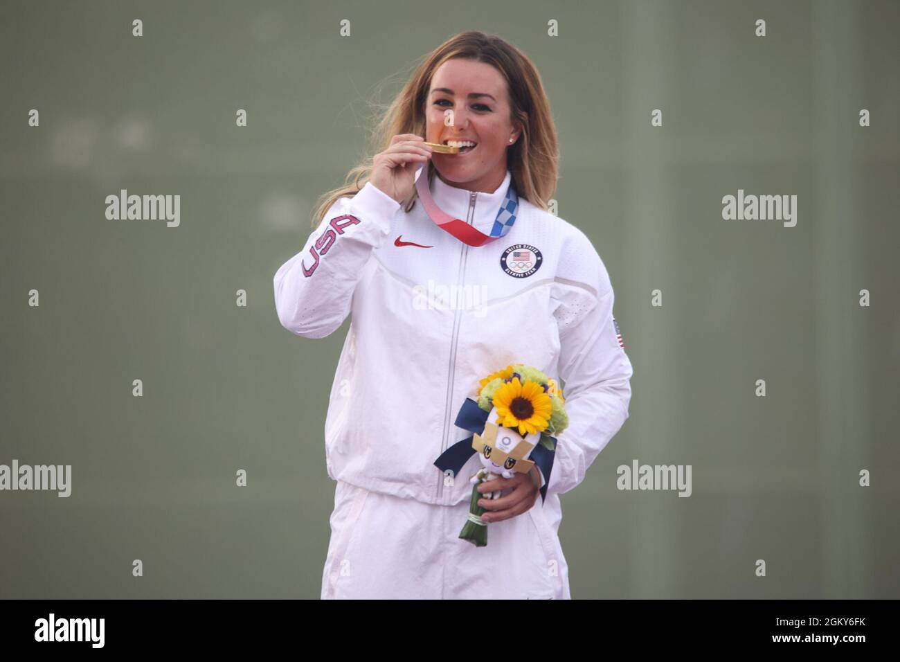 First Lt. Amber English won gold for women’s skeet at the 2020 Summer ...