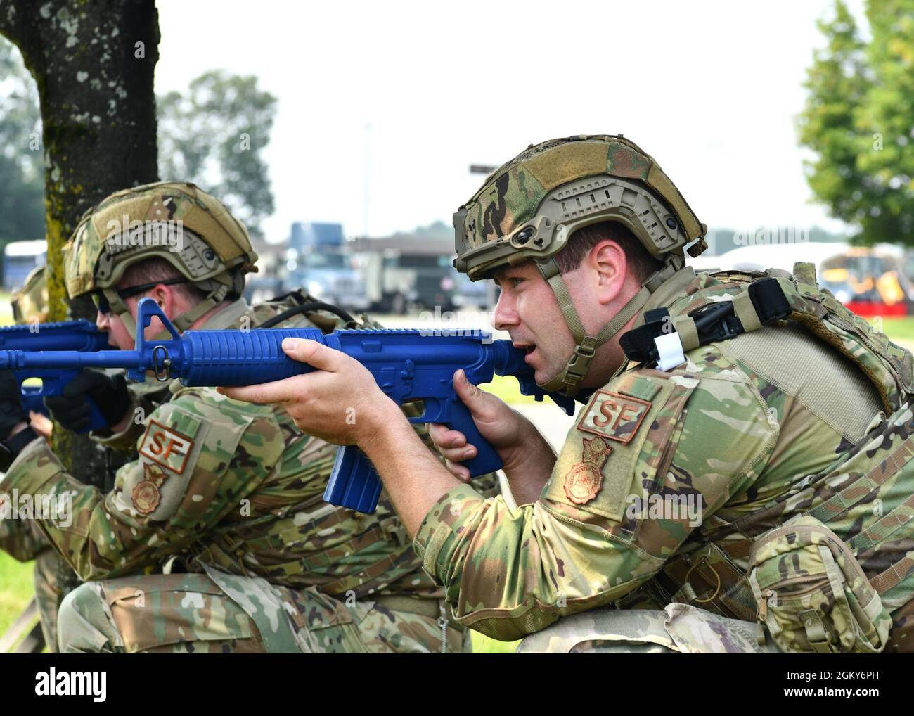 Tech. Sgt. Christopher Catyb, 104th Security Forces Squadron member ...