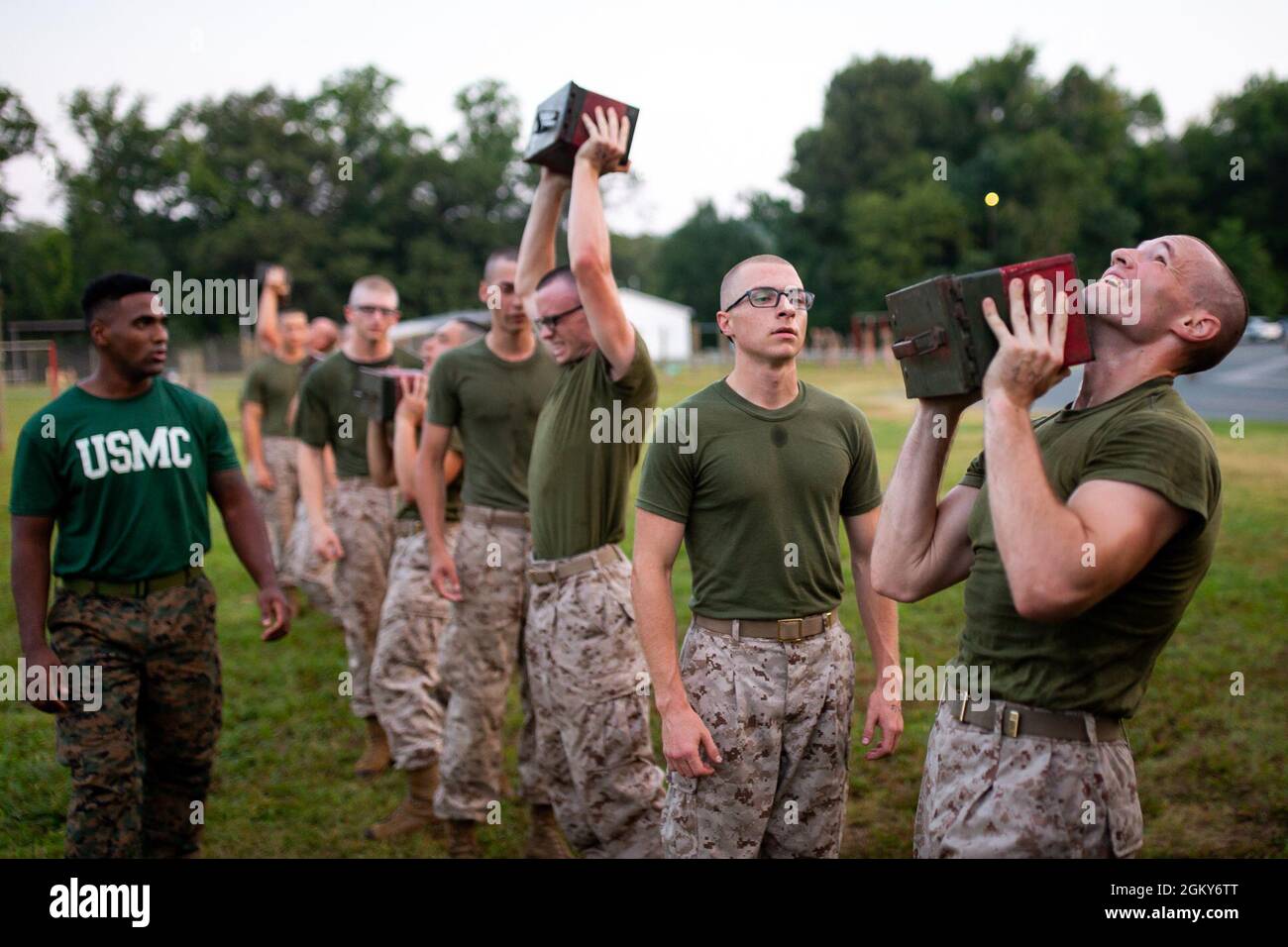 U.S. Marine Corps officer candidates with India Company participate in ...