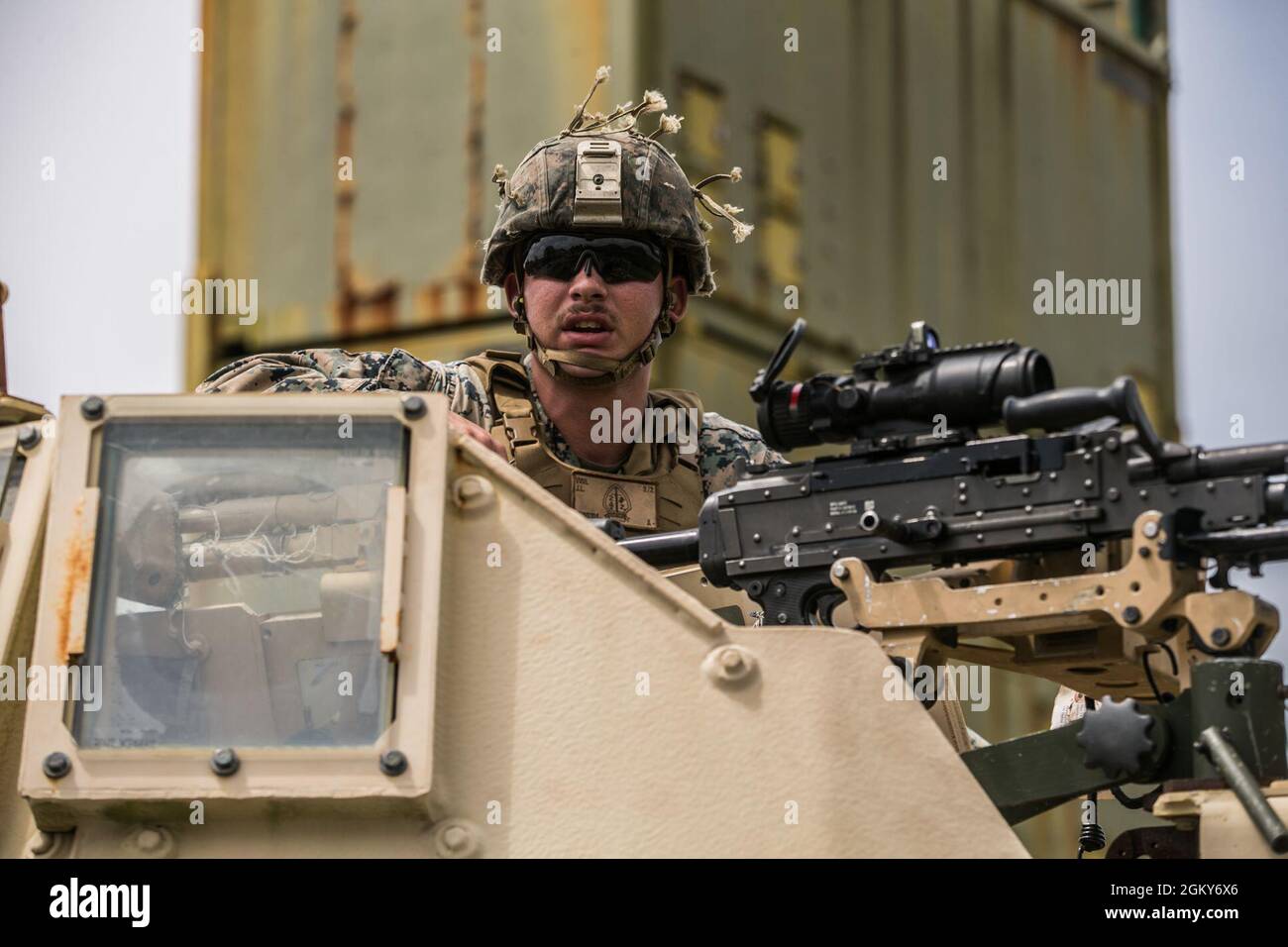 50 caliber machine gun mounts hi-res stock photography and images - Alamy
