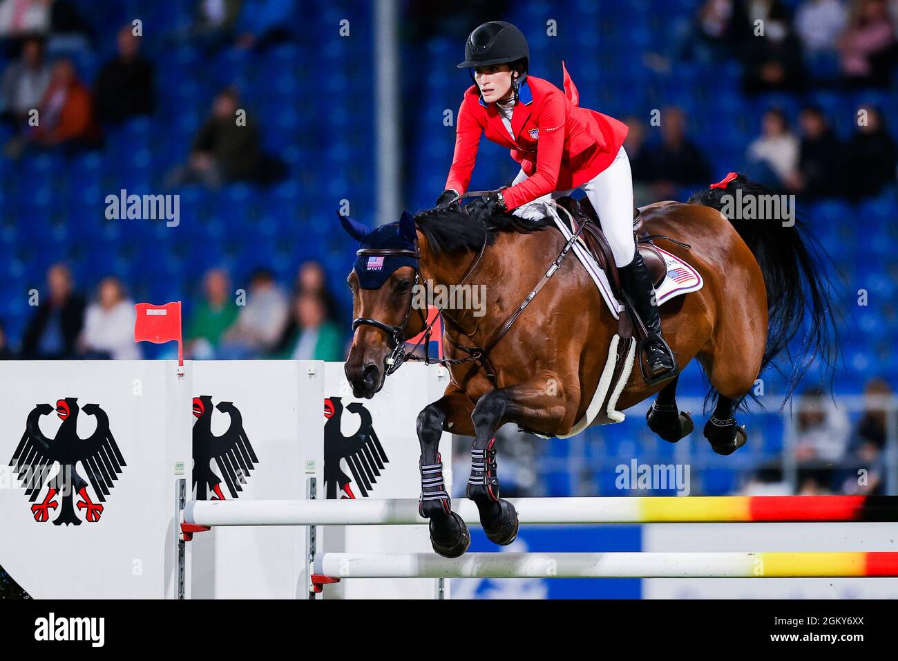 Aachen, Germany. 15th Sep, 2021. CHIO, Jumping, Prize of Europe: The ...