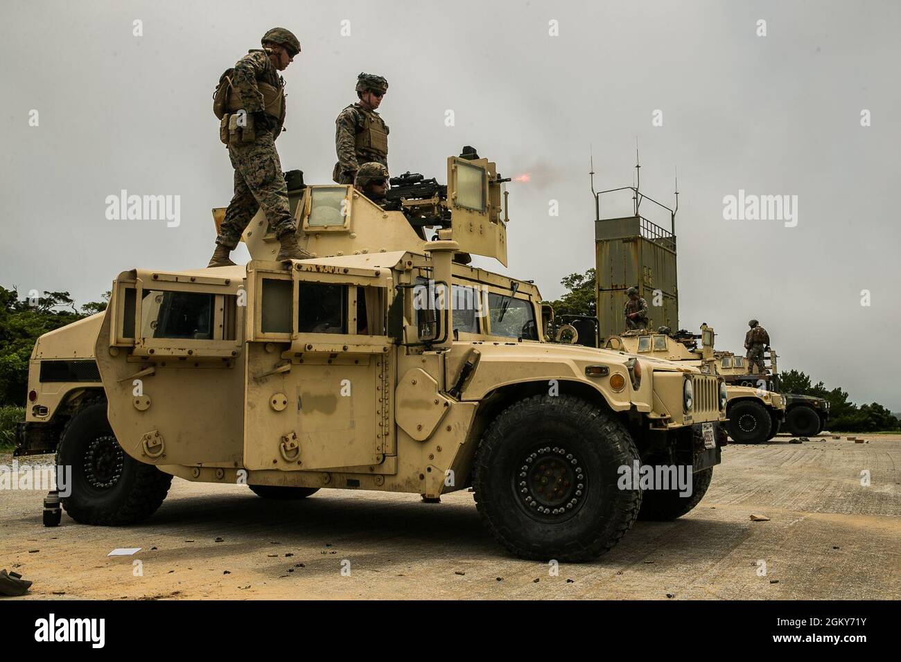U.S. Marines with 3d Landing Support Battalion, Combat Logistics ...