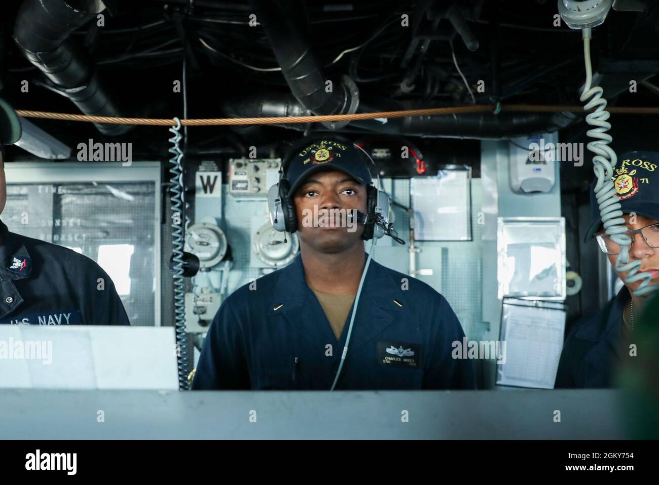 ROTA, Spain (July 26, 2021) Ensign Charles Greer, assigned to the ...