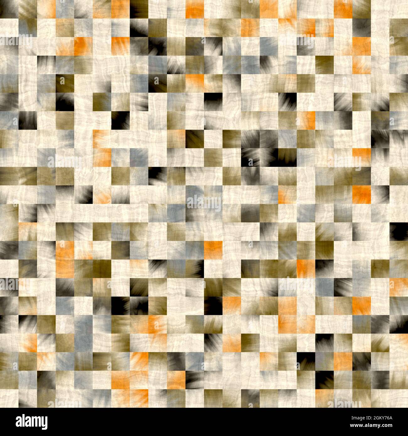 Seamless square tile faux wall mosaic pattern for surface design and ...
