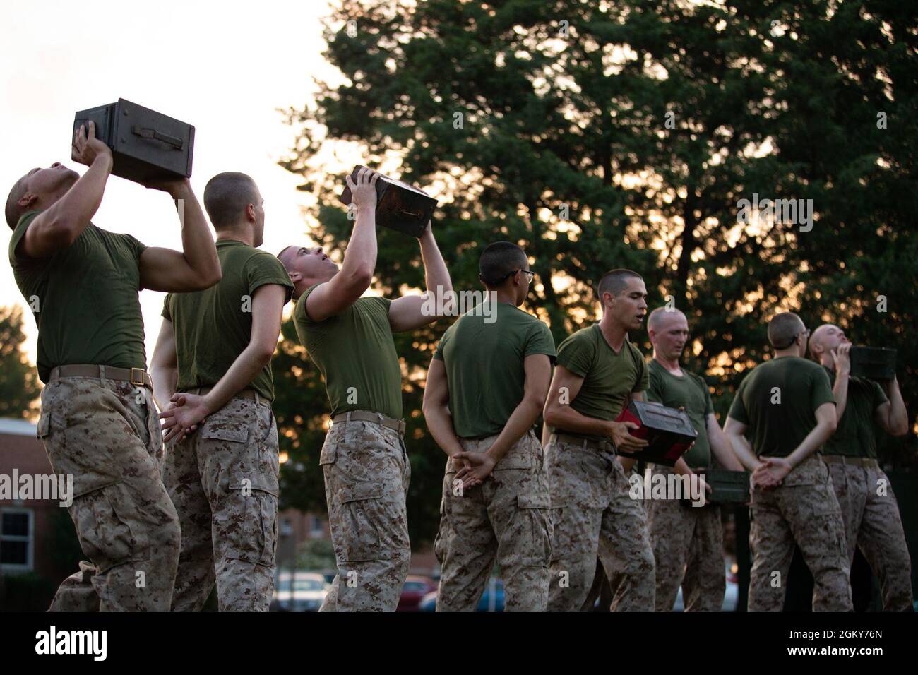 U.S. Marine Corps officer candidates with India Company participate in ...