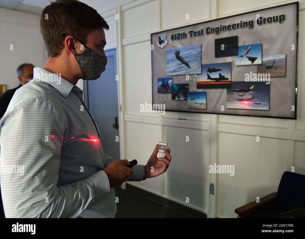Kevin Meyer, intern engineer, 775th Test Squadron, 412th Test ...