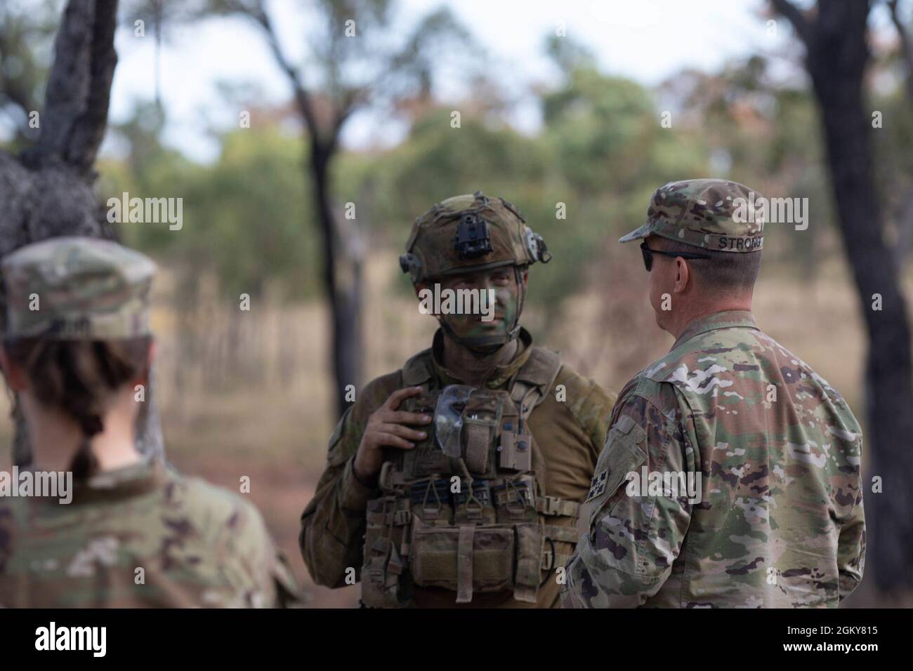 U.S. Army Brig. Gen. Eric Strong, Combined Land Forces Component ...