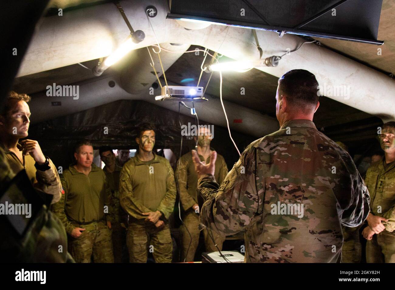 U.S. Army Brig. Gen. Eric Strong, Combined Land Forces Component ...