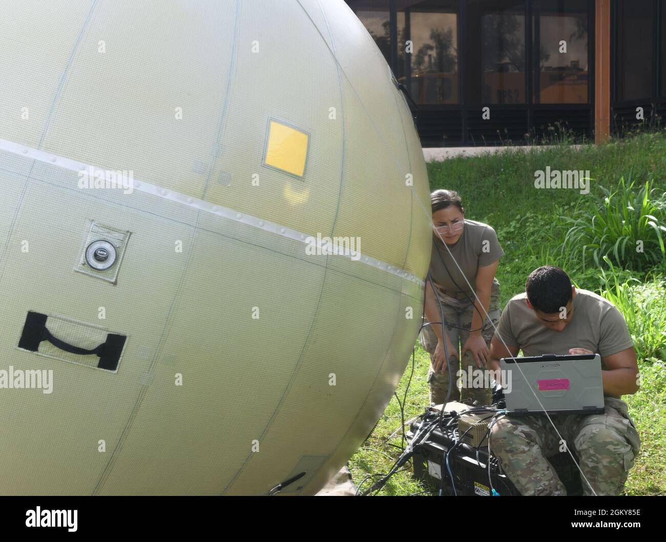 Airmen from the 644th Combat Communications Squadron, Andersen Air ...