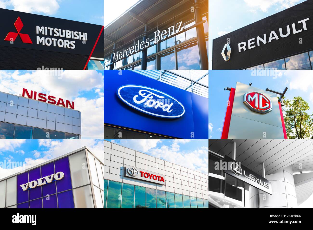 Kharkov, Ukraine - September 13, 2021: Most popular car dealership ...