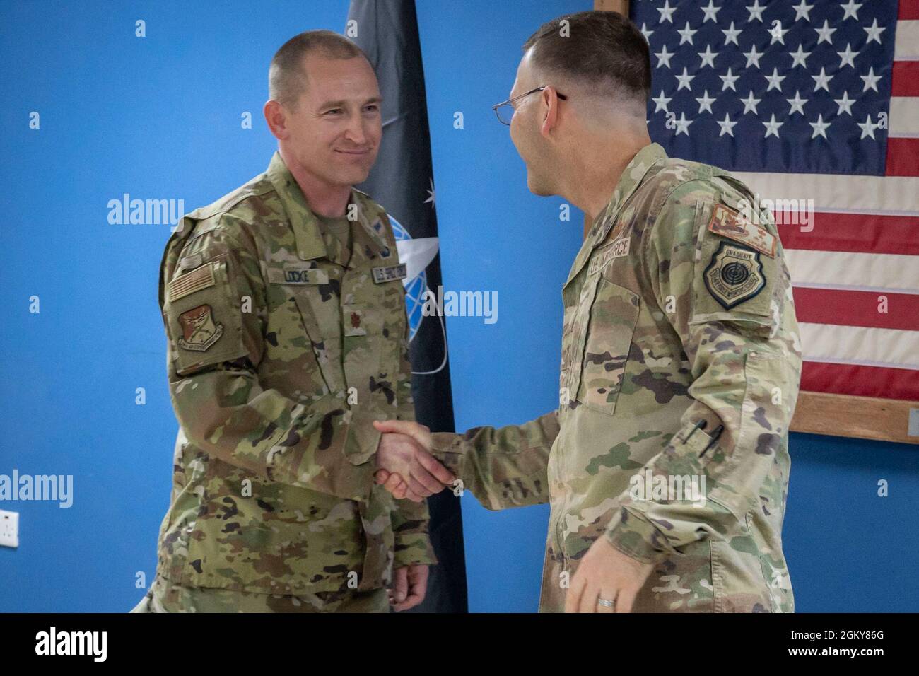 U.S. Space Force Maj. Timothy Locke, 378th Air Expeditionary Wing Plans ...