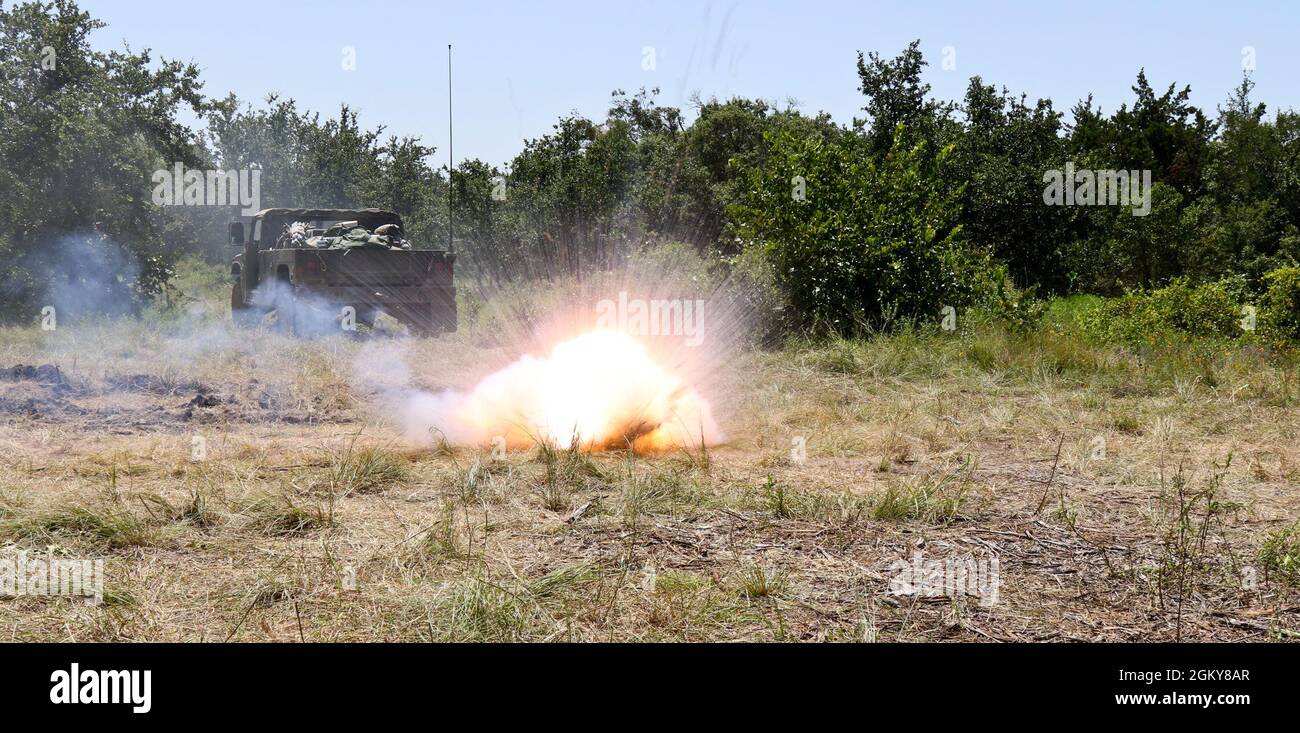 FORT HOOD, Texas -- An artillery simulator, used to simulate the blast ...