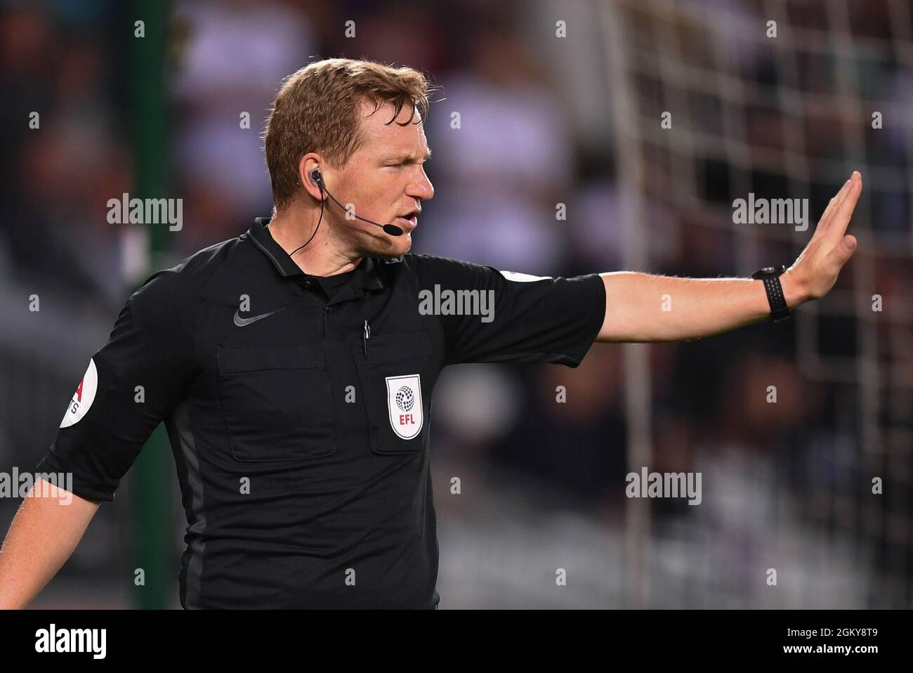 Referee John Busby during the game Stock Photo - Alamy