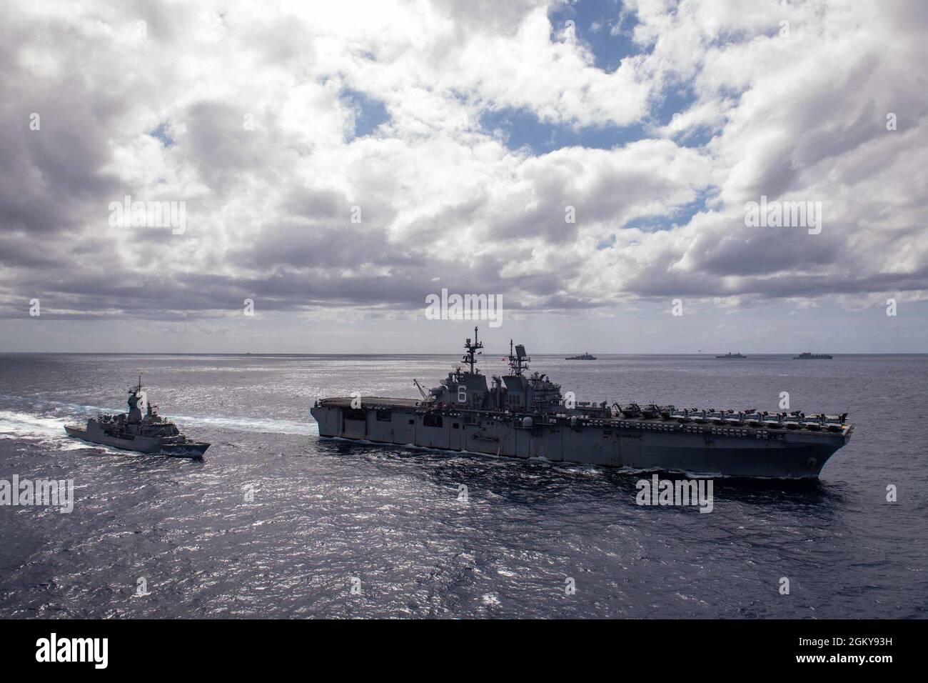 CORAL SEA (July 27, 2021) The Royal Australian Navy frigate HMAS ...