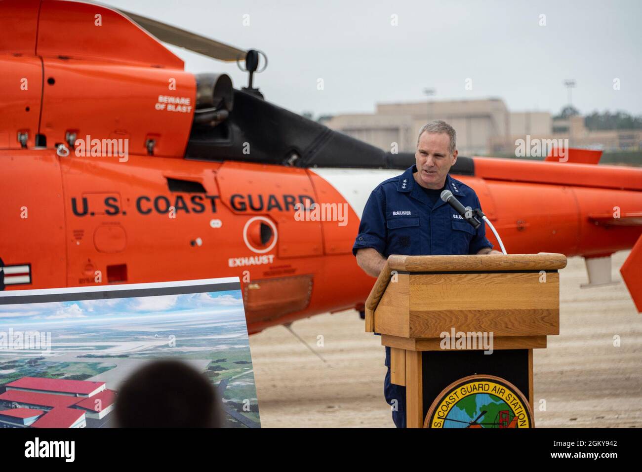 Vice Adm. Michael McAllister, the Coast Guard Pacific Area commander ...