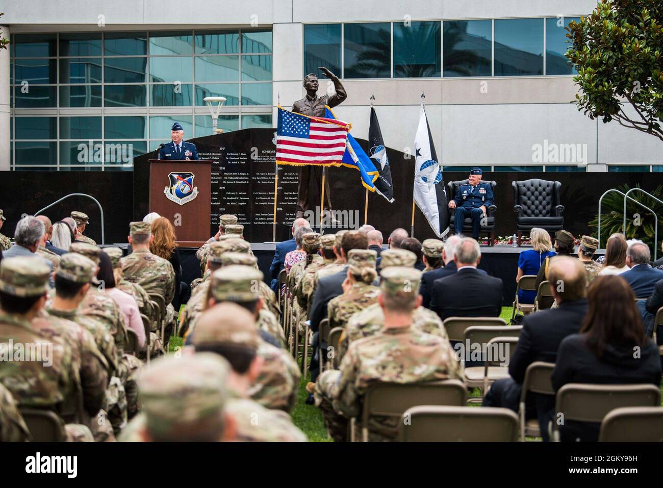 U.S. Air Force Lt. Gen. John F. Thompson, Space and Missile Systems ...