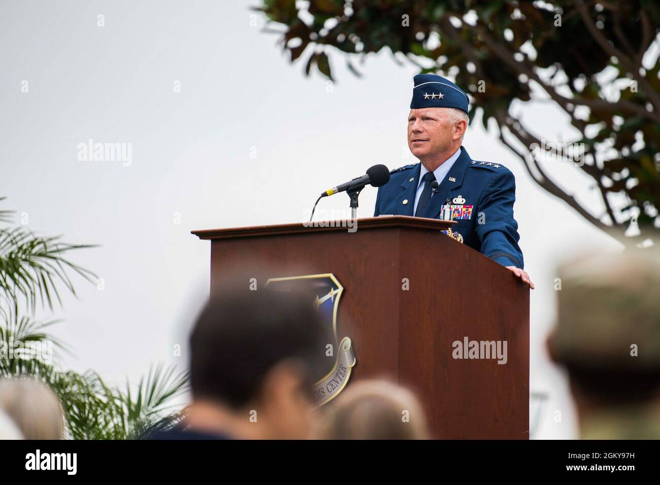 U.S. Air Force Lt. Gen. John F. Thompson, Space and Missile Systems ...