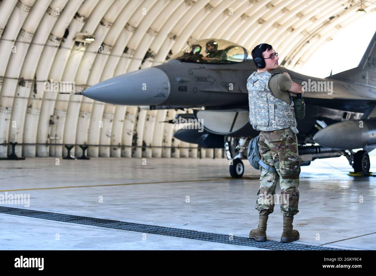 Airman 1st Class Nathaniel Leahigh, 80th Aircraft Maintenance Unit lead ...