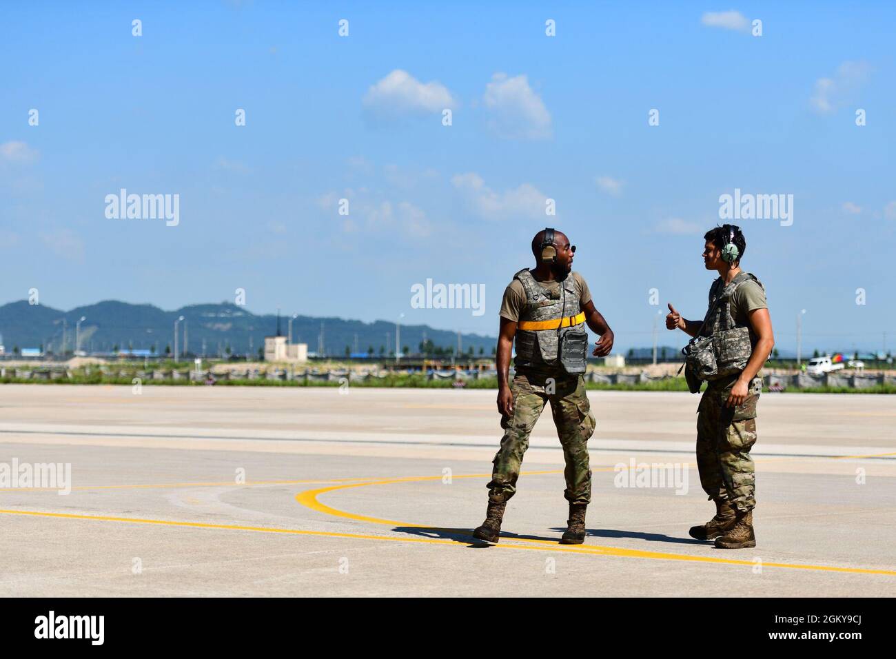 Staff Sgt. Chrisjuan Wright and Airman 1st Class Joshua Blaschke, 80th ...