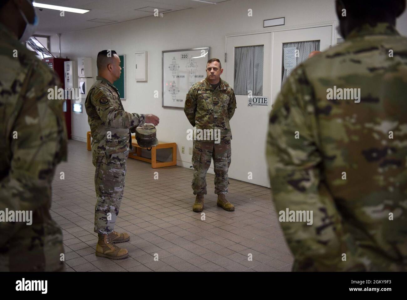 U.S. Air Force Col. Jesse J. Friedel, 35th Fighter Wing commander ...