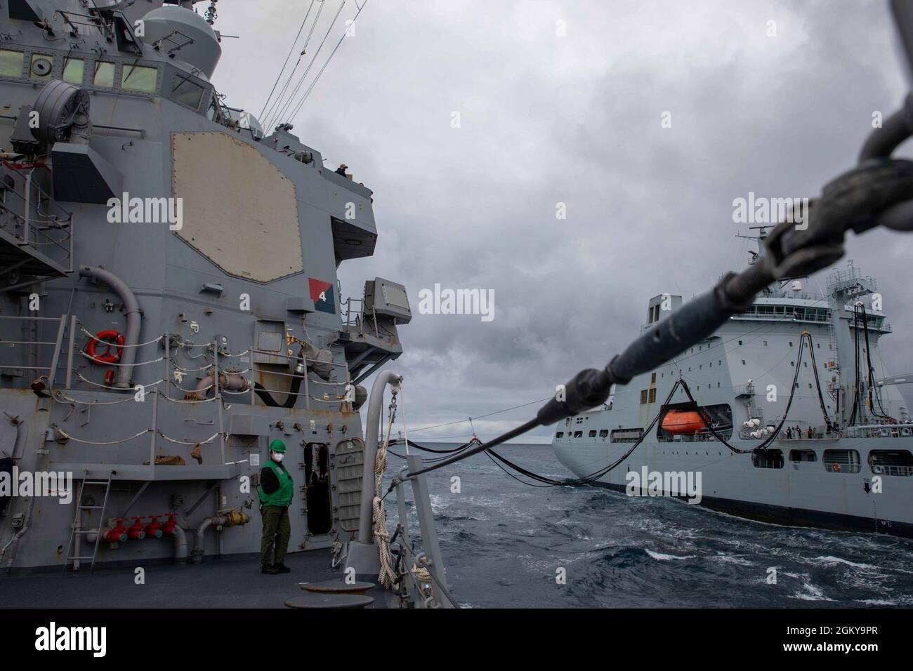 ATLANTIC OCEAN (July 27, 2021) The Arleigh Burke-class guided-missile ...
