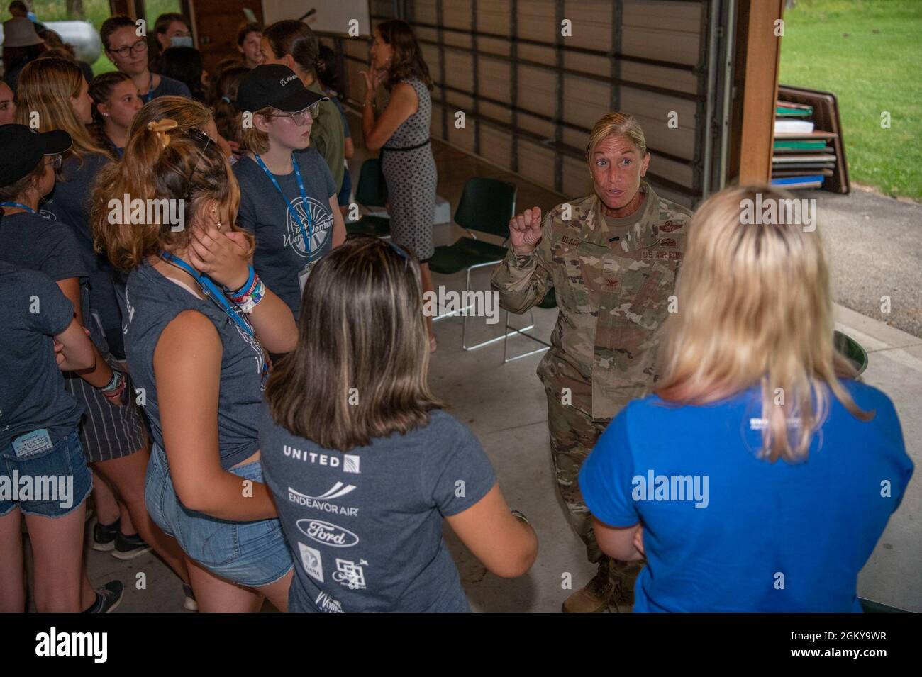 U.S. Air Force Col. Allison Black, 24th Special Operations Wing vice ...