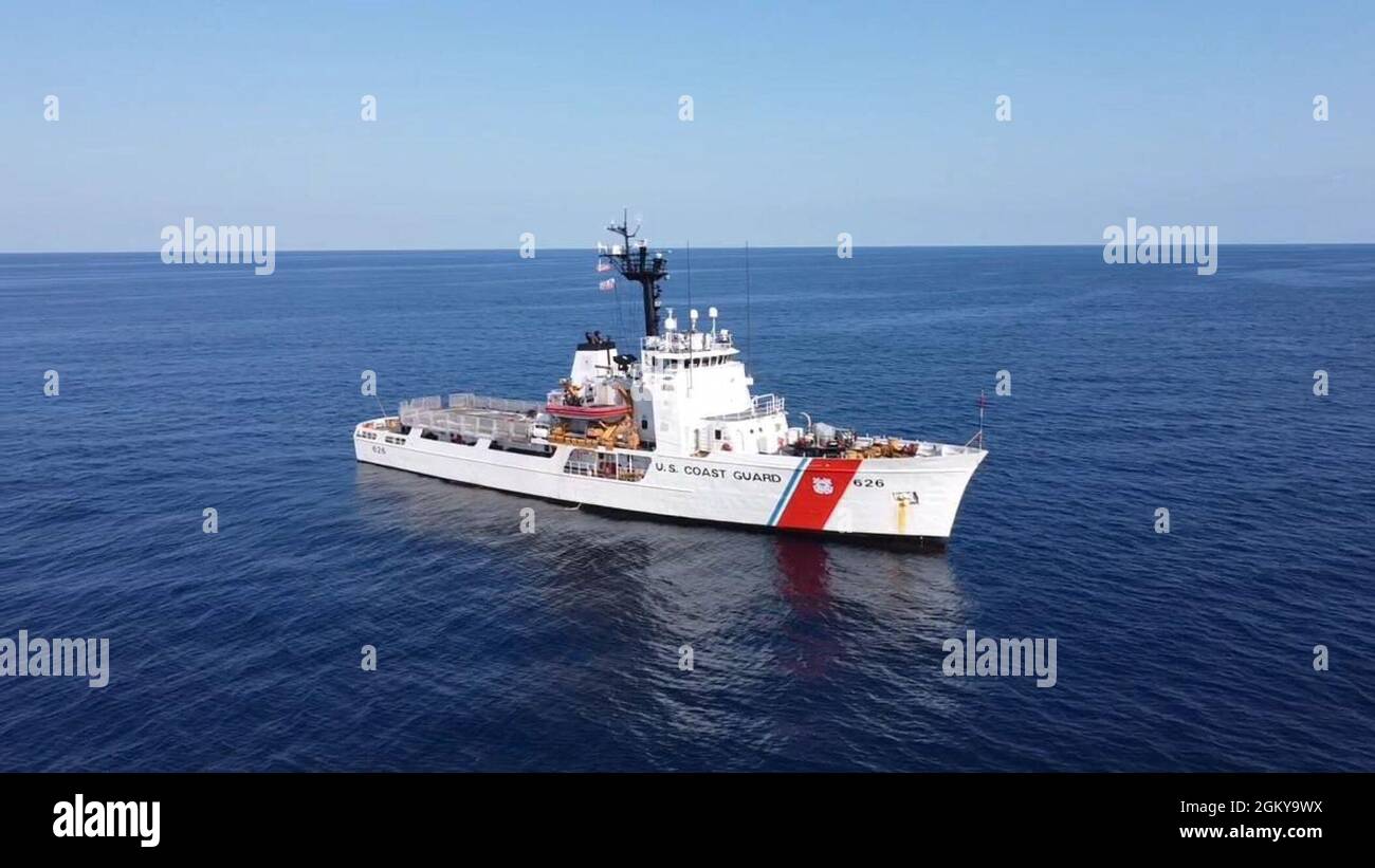 A 210 foot medium endurance reliance class cutter hi-res stock ...