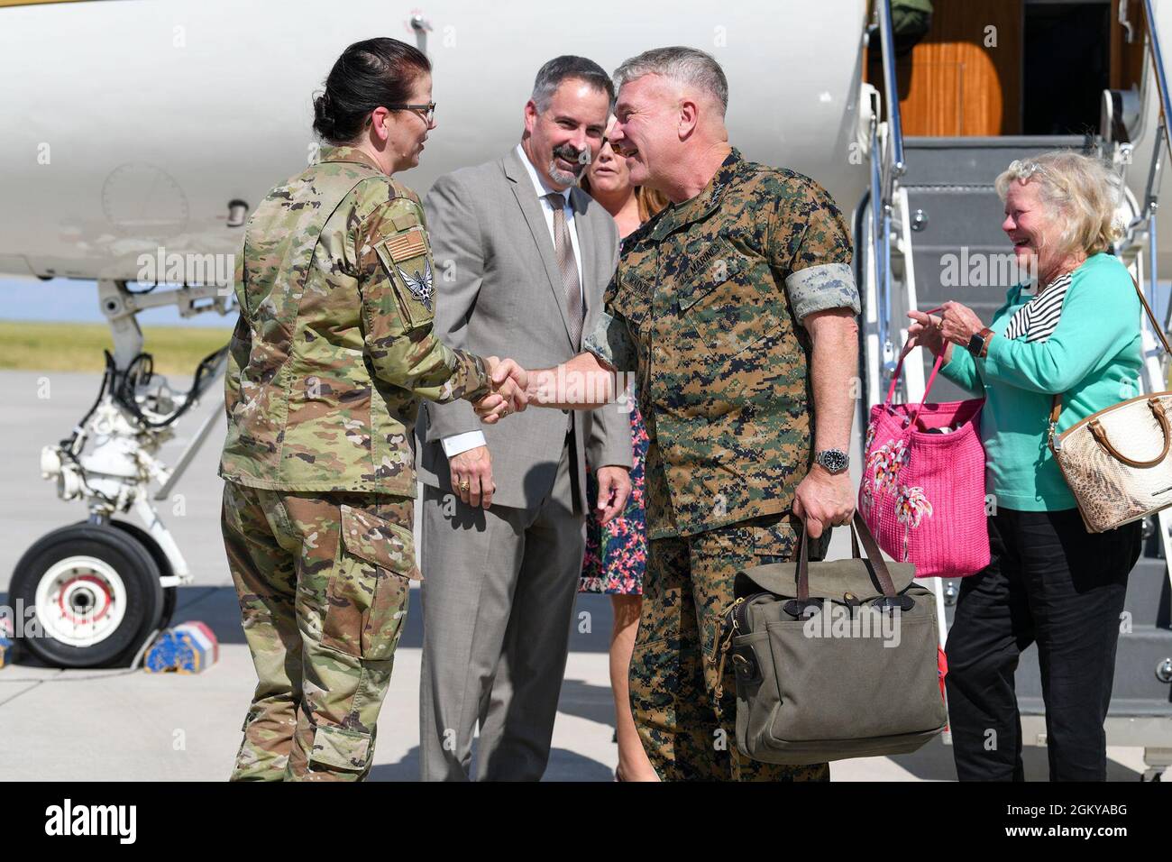 U.S. Air Force Col. Deborah Van Caster, the Buckley Garrison individual ...