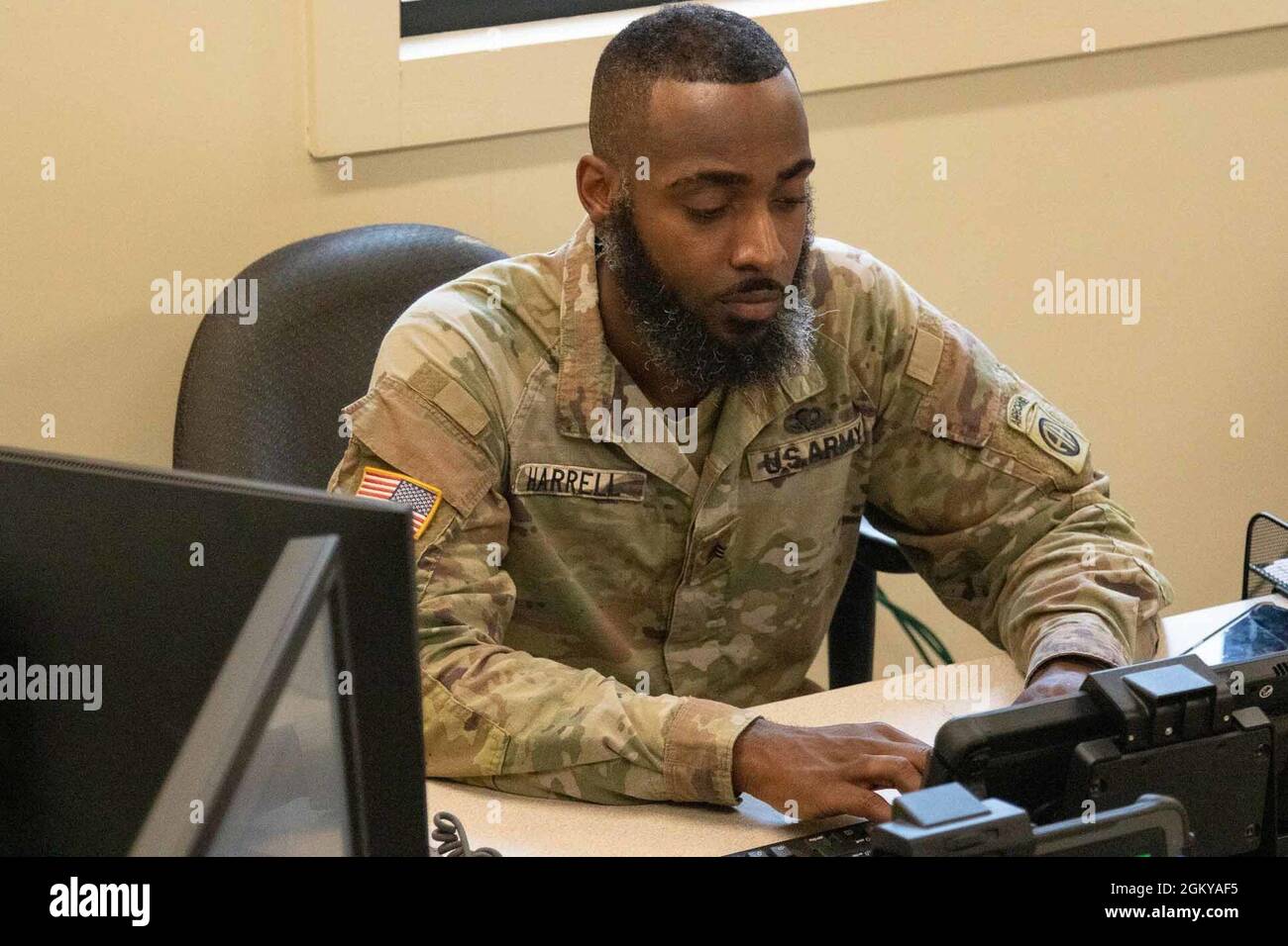 U.S. Army Spc. Brynnet Estrada-Miranda, Sgt, Chaz Harrell, and Pfc ...