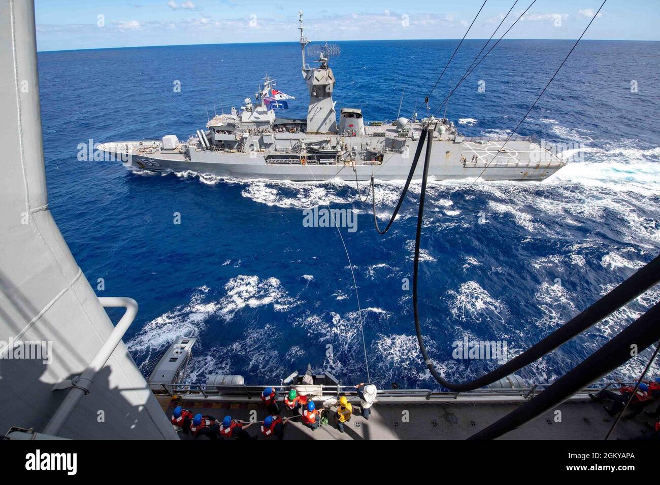 CORAL SEA (July 27, 2021) The Royal Australian Navy frigate HMAS ...