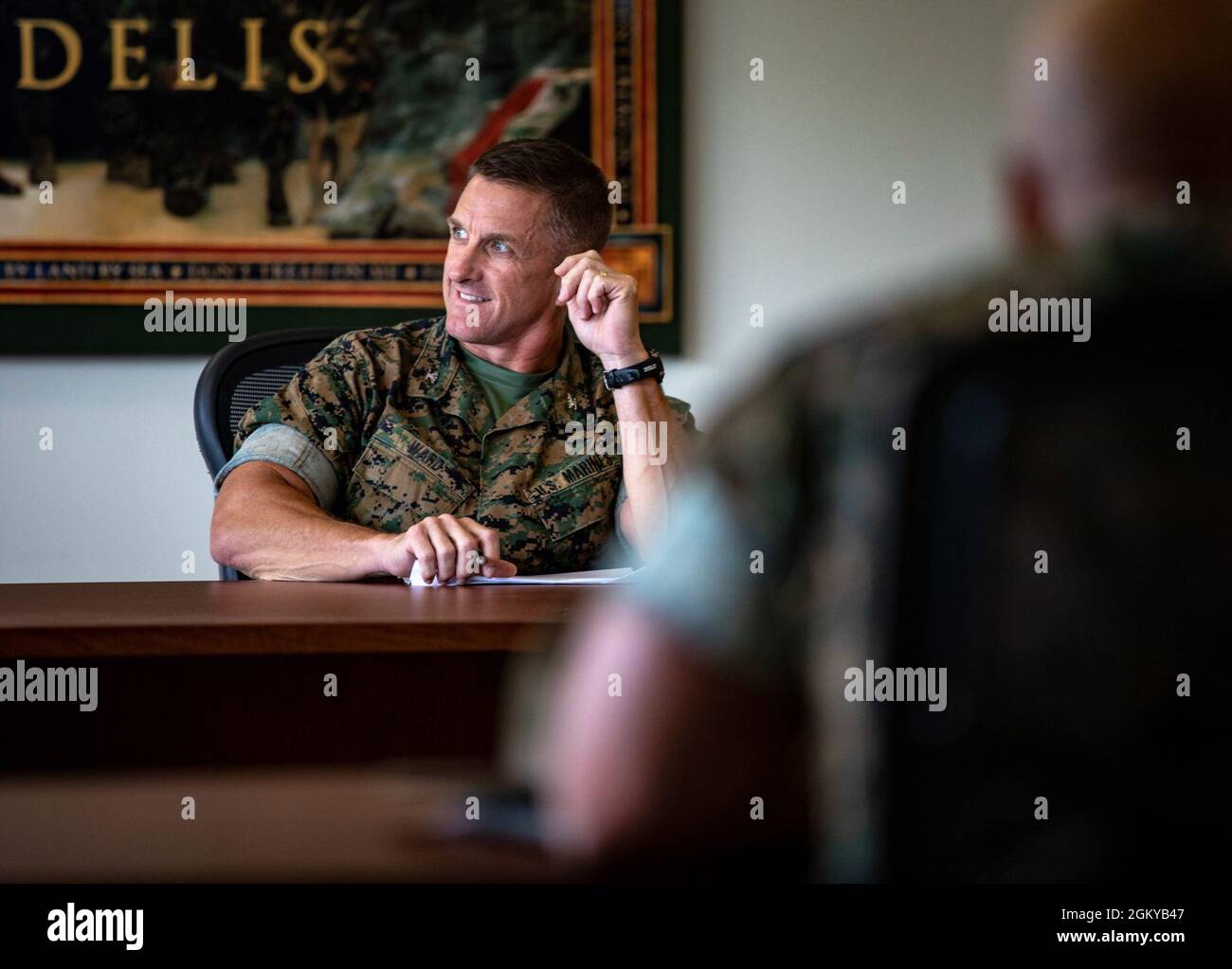 Col. Bradley Ward, Recruit Training Regiment Commanding Officer ...