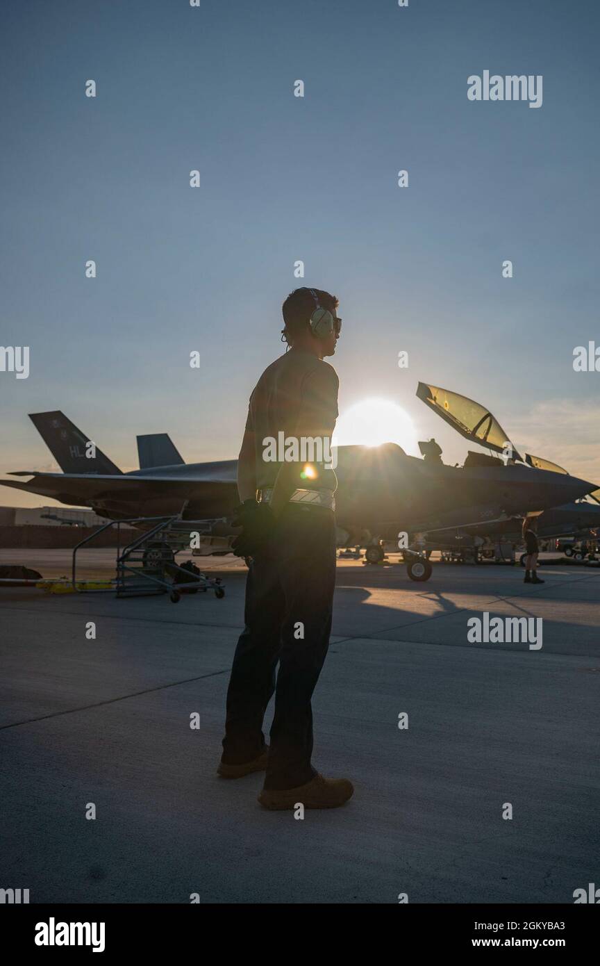 U.S. Air Force Senior Airman Jose Flores-Velez, crew chief assigned to ...